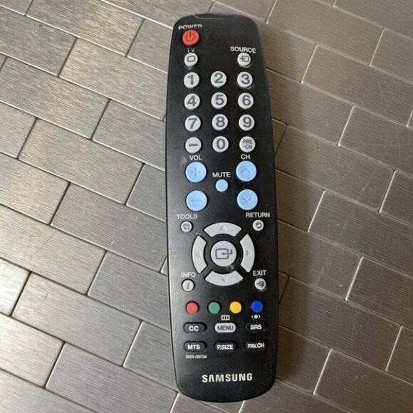 Samsung | Other | Samsung Bn590678a Remote Control For Lcd Tv Black ...